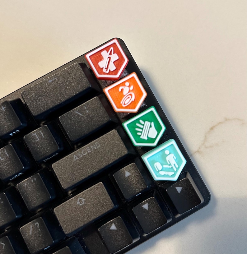 Perka Cola Keycaps-zombies Perk Machine Keycaps-cod Zombies-set of 4 ...