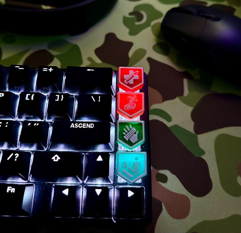 Perka Cola Keycaps-zombies Perk Machine Keycaps-cod Zombies-set of 4 ...