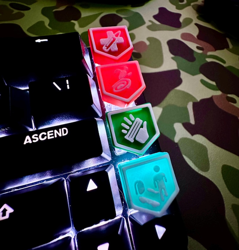 Perka Cola Keycaps-zombies Perk Machine Keycaps-cod Zombies-set of 4 ...