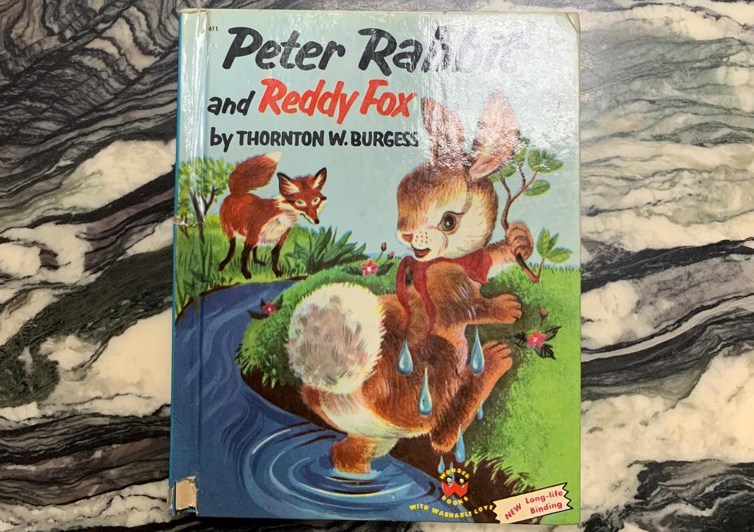Vintage Book - Peter Rabbit and Reddy Fox, Thornton W Burgess, Pictures ...