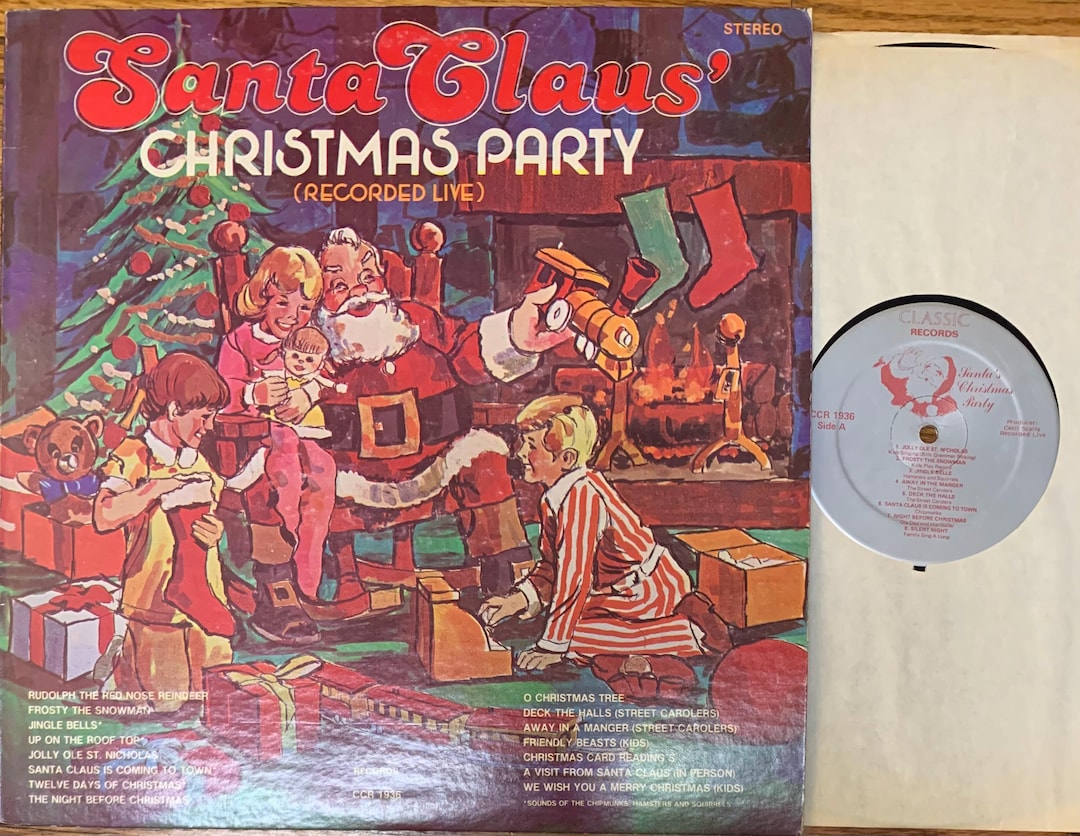 Vintage Vinyl Santa Clauses Christmas Party, Recorded Live, Classic ...