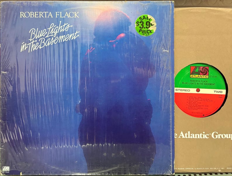 Vintage Vinyl - Roberta Flack, Blue Lights in the Basement, Atlantic SD ...