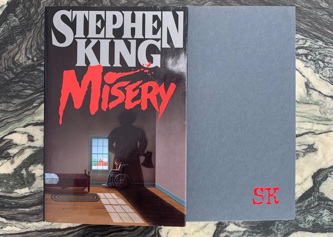 Vintage Book - Stephen King, Misery, Viking, First Edition, 1987 ...