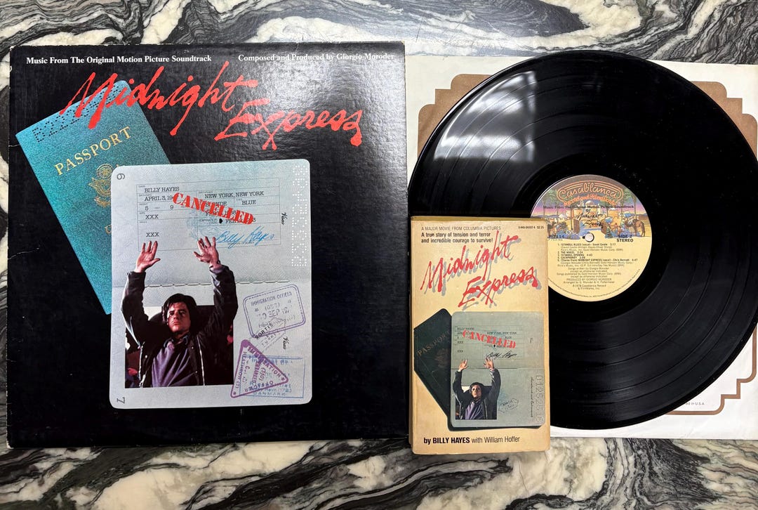 Vintage Vinyl + Book - Original Soundtrack, Midnight Express, Music by ...