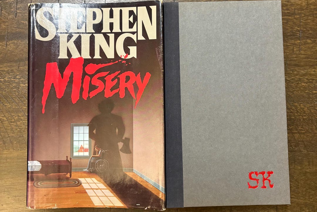 Vintage Book - Stephen King, Misery, Viking, First Edition, 1987 ...