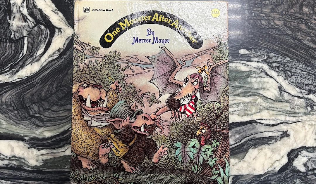 Vintage Book - Mercer Mayer, One Monster After Another, Golden Press ...