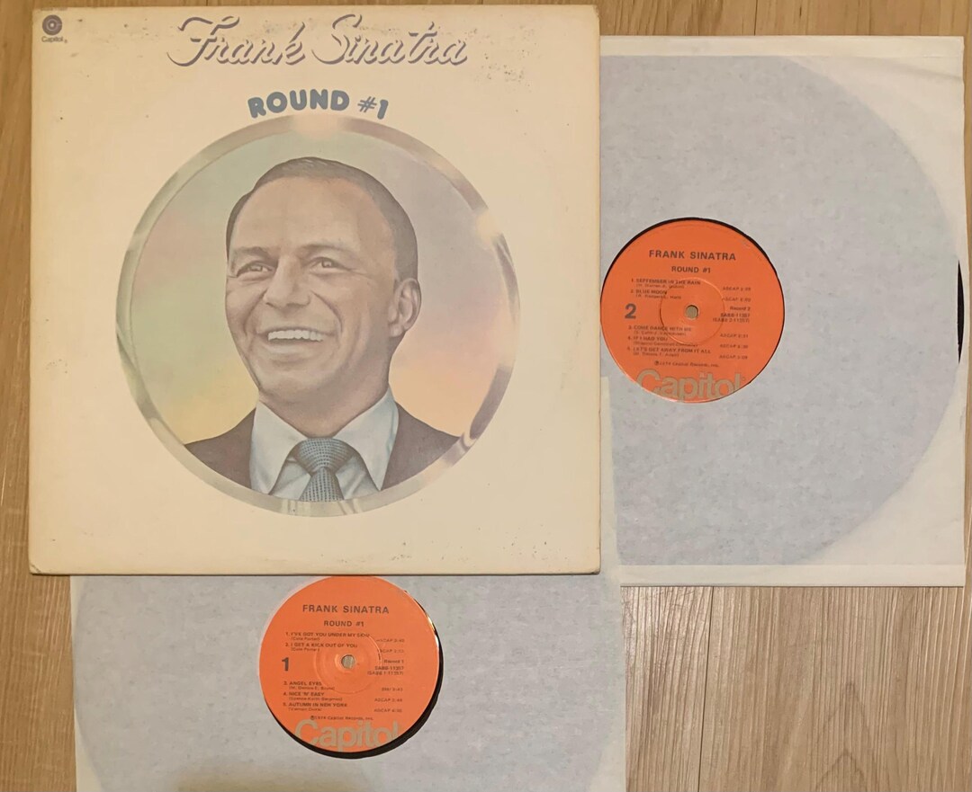 Vintage Vinyl - Frank Sinatra, Round #1, Capitol 2lps Gatefold Cover ...