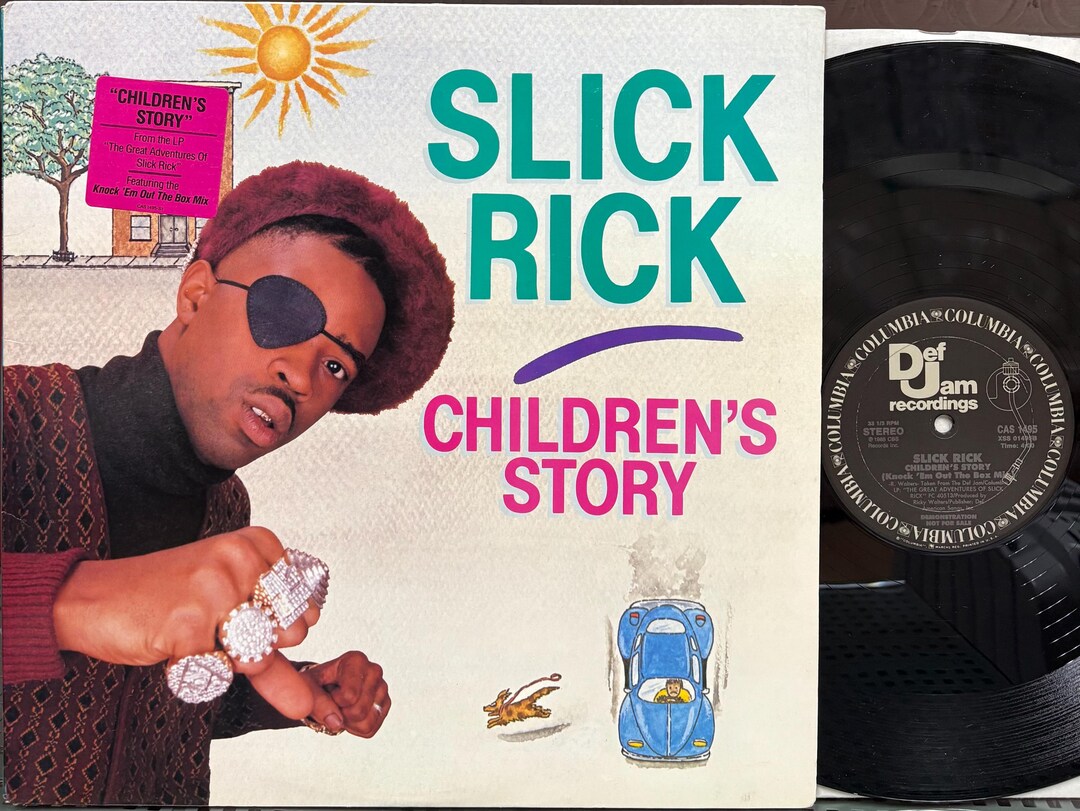 Vintage Vinyl - Slick Rick, Children’s Story, Def Jam CAS 1495, 1989 ...
