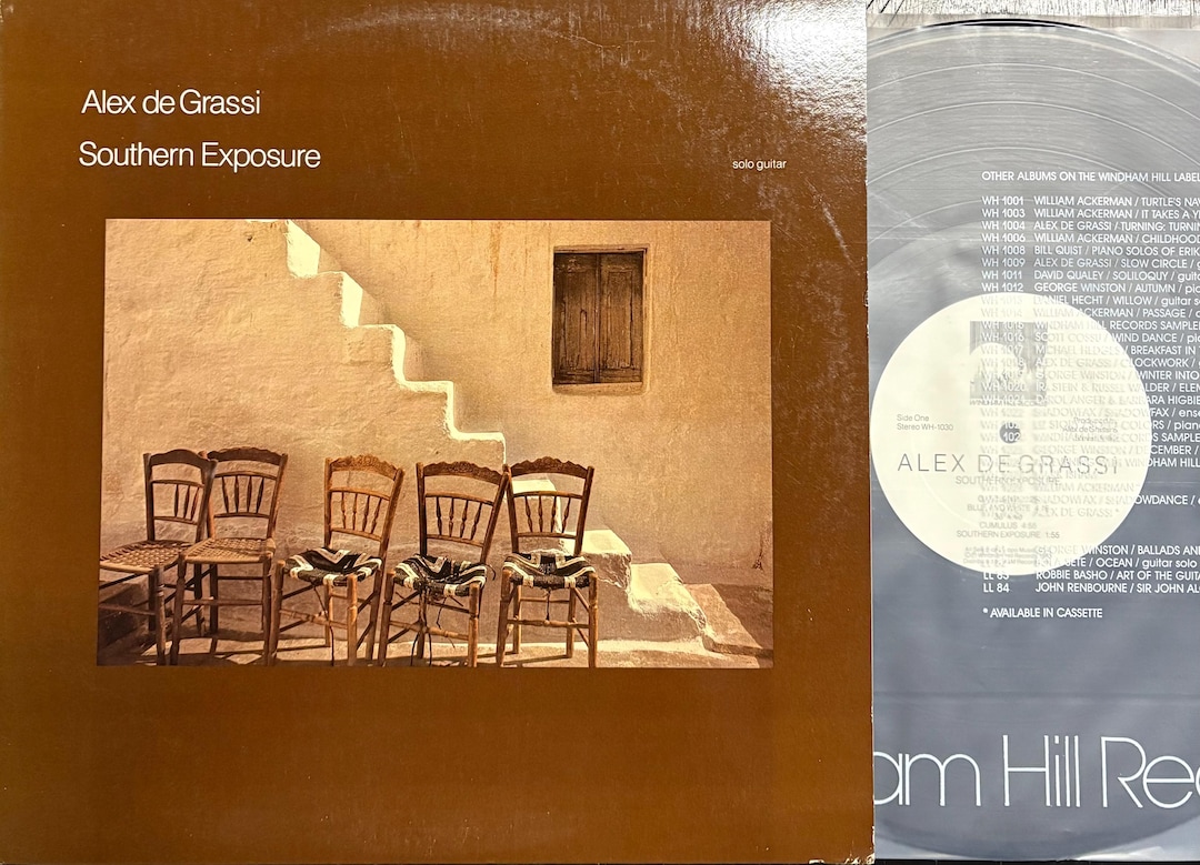 Vintage Vinyl - Alex De Grassi, Southern Exposure, Solo Guitar, Windham ...