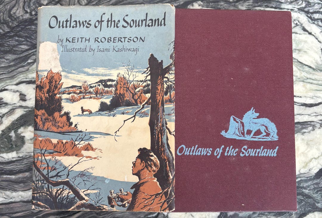 Vintage Book - Keith Robertson, Outlaws of the Sourland, Illustrated by ...