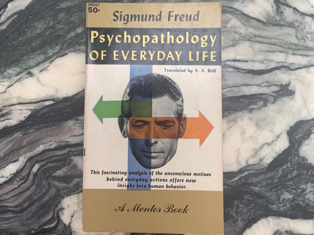 Vintage Book - Sigmund Freud, Psychopathology of Everyday Life, Mentor ...