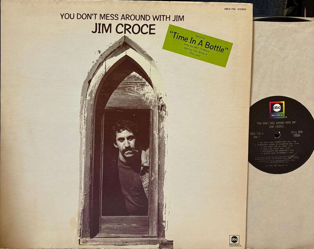 Vintage Vinyl - Jim Croce, You Don’t Mess Around With Jim, Abc Records ...