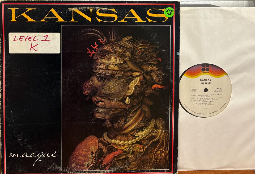 Vintage Vinyl - Kansas, Masque, Kirshner PZ 33806 - Etsy