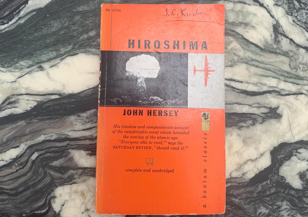 Vintage Book - John Hersey, Hiroshima, Bantam, 1959, 6th Printing ...