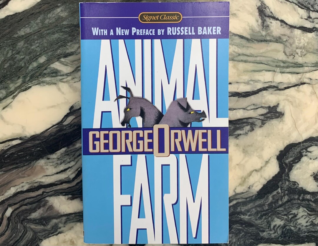 Vintage Book George Orwell, Animal Farm, First Signet Classic Printing ...