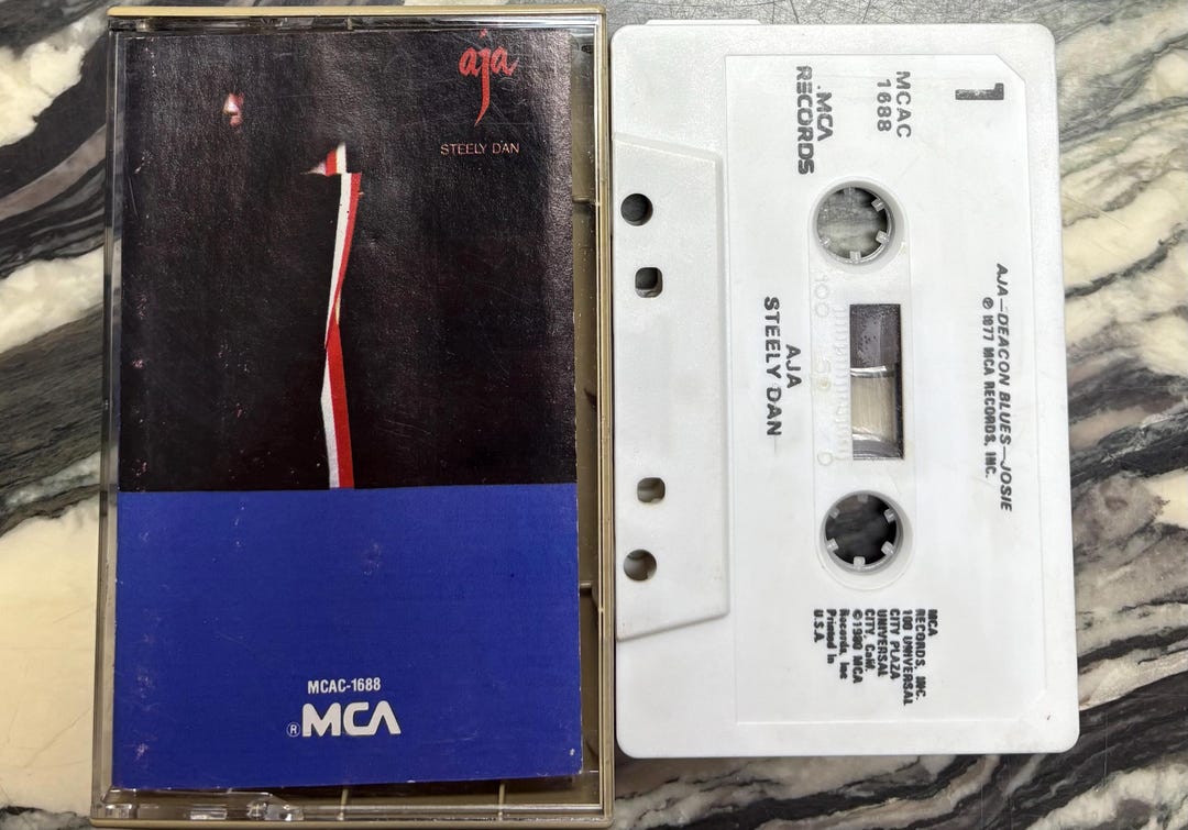 Vintage Cassette Tape - Steely Dan, Aja, MCA MCAC-1688, Tested, and ...