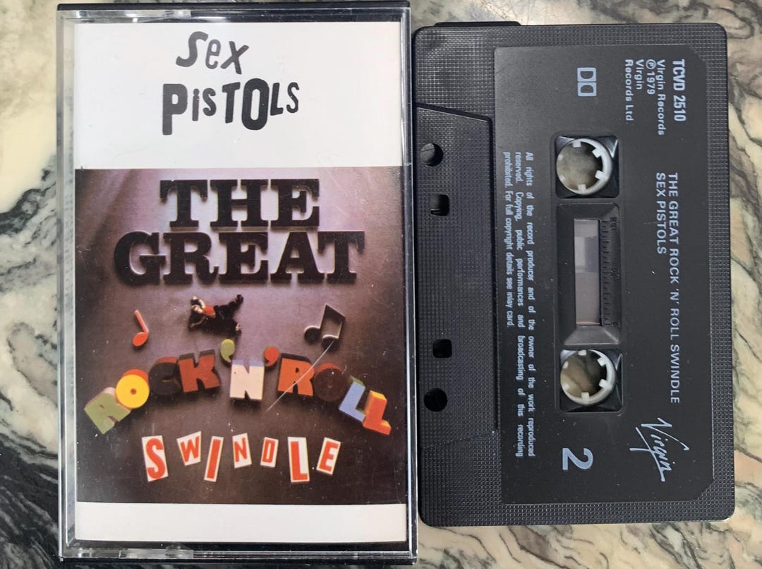 Vintage Cassette Tape - Sex Pistols, the Great Rock N Roll Swindle ...