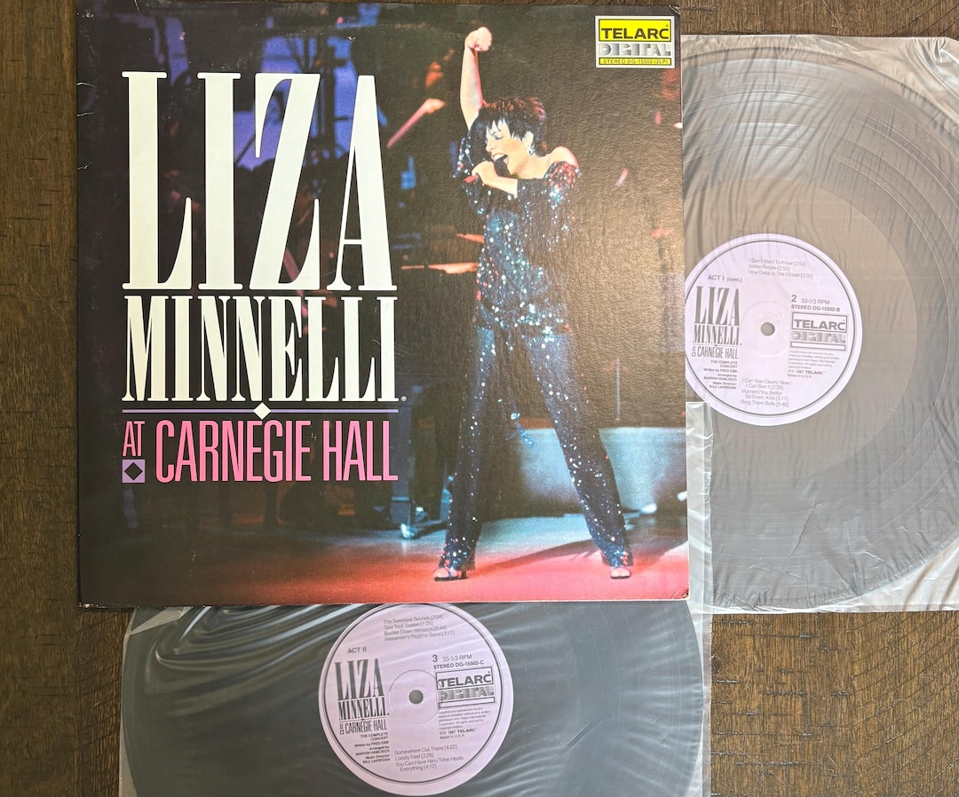 Vintage Vinyl - Liza Minnelli at Carnegie Hall, Telarc Digital, 2lps ...