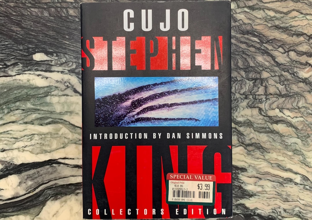 Vintage Book - Stephen King, Cujo, First Plume Printing, 1994 ...