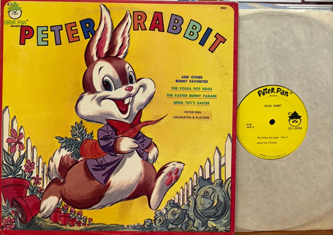 Vintage Vinyl - Peter Rabbit, and Other Bunny Favorites, Peter Pan ...
