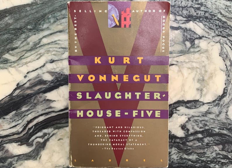 Vintage Book Slaughterhouse Five, Kurt Vonnegut, Laurel Books, 1991 ...