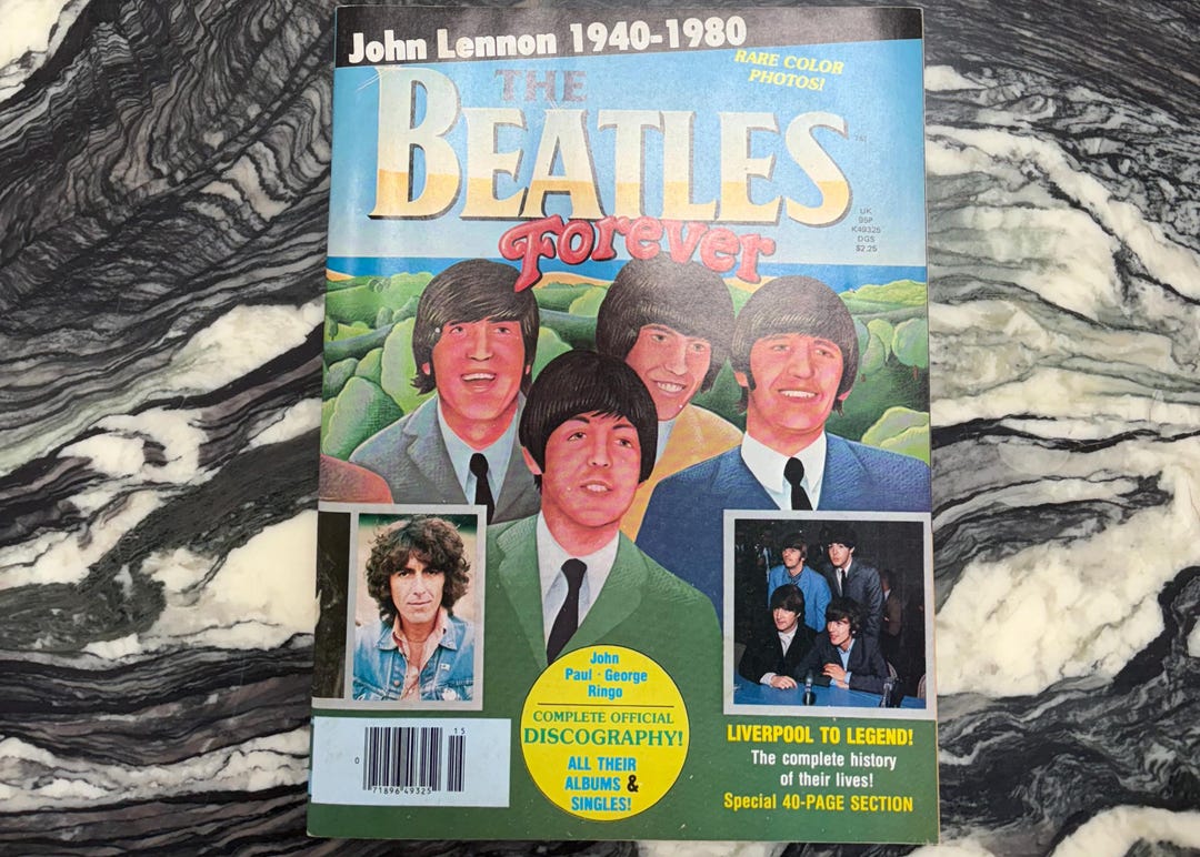 Vintage Beatles Magazine - the Beatles Forever, Special John Lennon ...