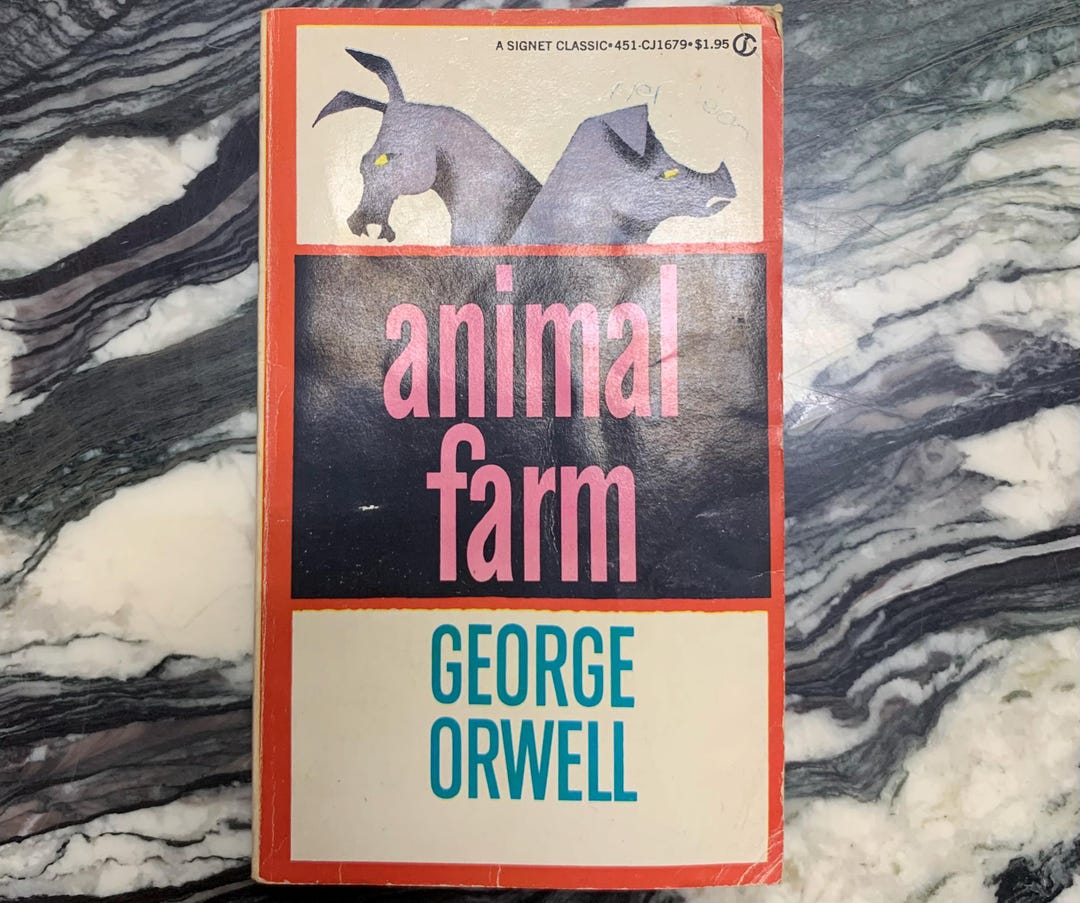 Vintage Book George Orwell, Animal Farm, Signet Books, 1946, Paperback ...