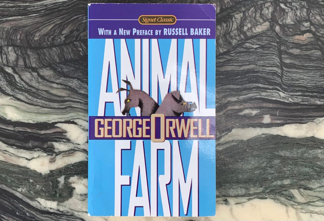 Vintage Book George Orwell, Animal Farm, Signet Classic, 50th ...