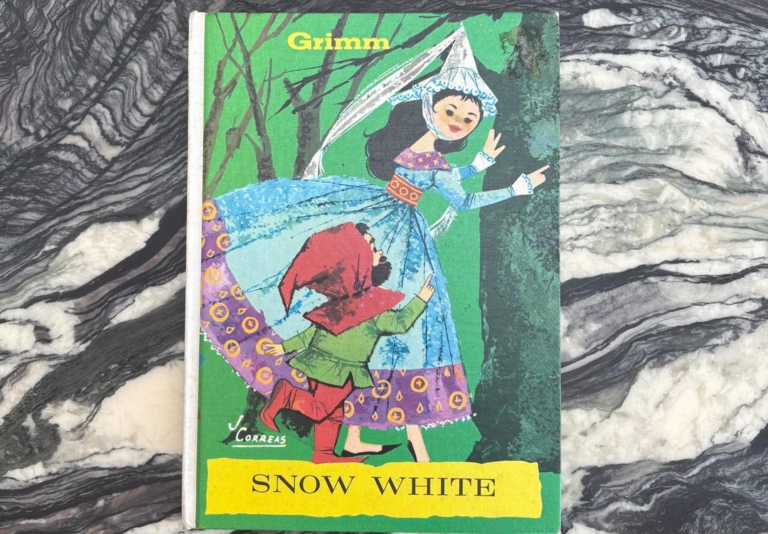 Vintage Book - Brothers Grimm, Snow White, Retold by Doris Miller ...