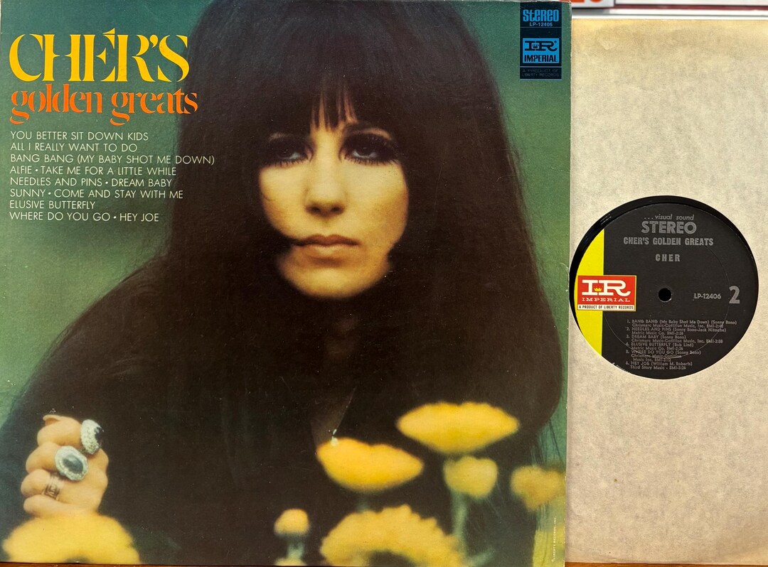 Vintage Vinyl - Cher, Golden Greats, Imperial LP-12406 - Etsy