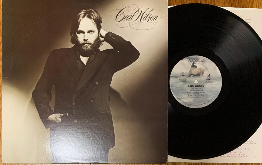 Vintage Vinyl - Carl Wilson, Self-titled Album, Caribou Records NJZ ...