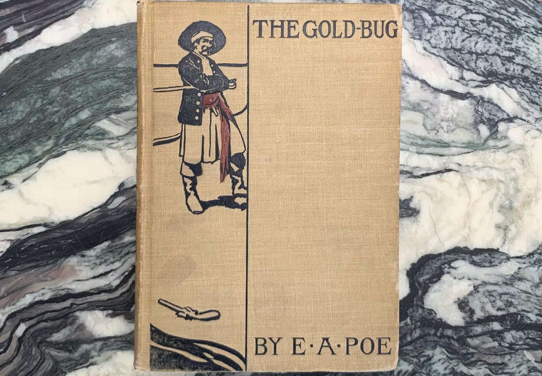 Vintage Book - Edgar Allen Poe, the Gold-bug, Dana Estes, 1899 ...
