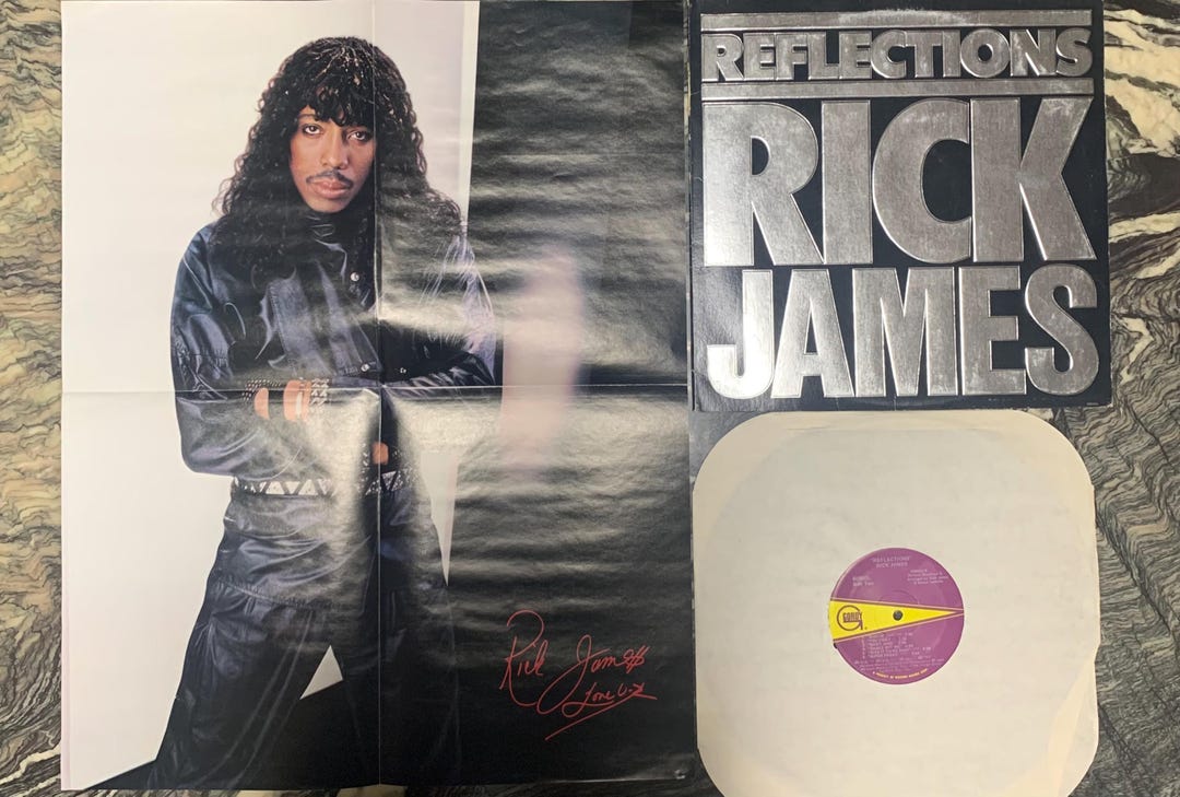 Vintage Vinyl - Rick James, Reflections, Gordy 6095GL, With Poster, Soul Funk, Funk Rock - Etsy
