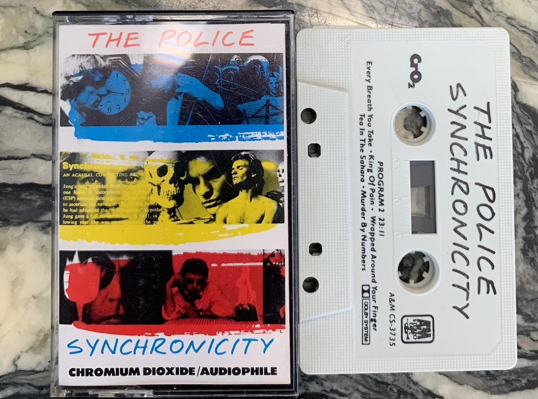 Vintage Cassette Tape - the Police, Synchronicity, Chromium Dioxide ...
