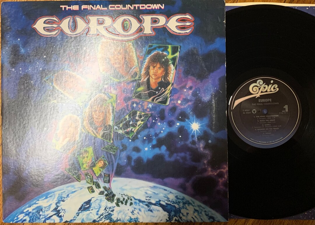Vintage Vinyl - Europe, the Final Countdown, Epic FE 40241 - Etsy
