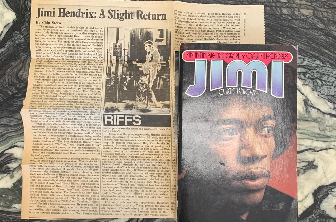 Vintage Book - Curtis Knight, Jimi, Intimate Biography of Jimi Hendrix ...