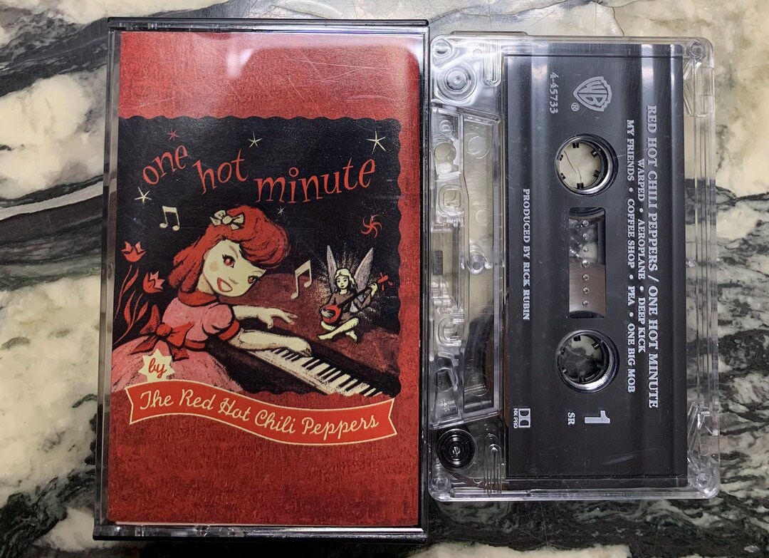 Vintage Cassette Tape - Red Hot Chili Peppers, One Hot Minute, Warner ...