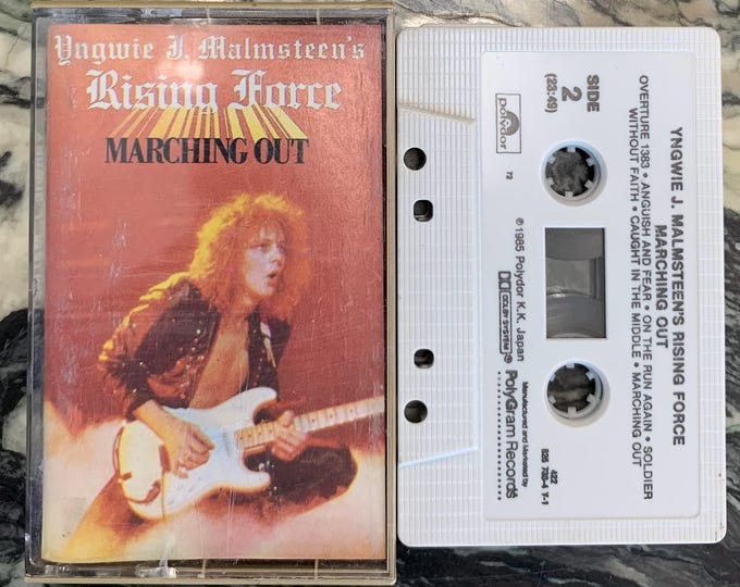 Yngwie Malmsteen Rising Force Cassette Tape - Etsy Canada
