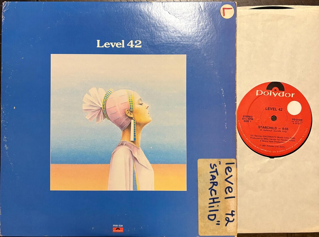 Vintage Vinyl - Level 42, Starchild, Turn It On, Polydor PDD520 - Etsy