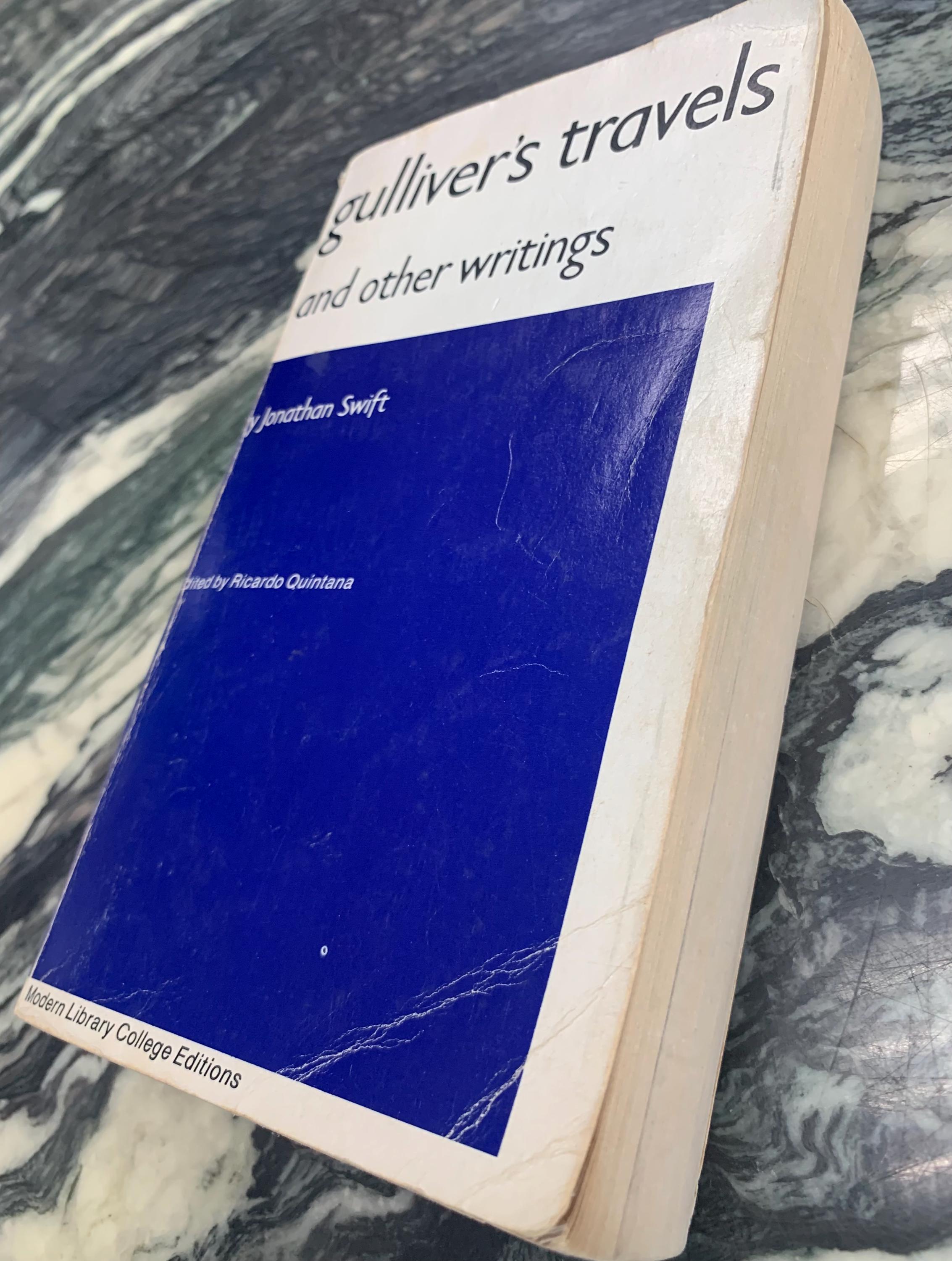 Vintage Book Jonathan Swift, Gullivers Travels, and Other Writings, Modern Library College ...