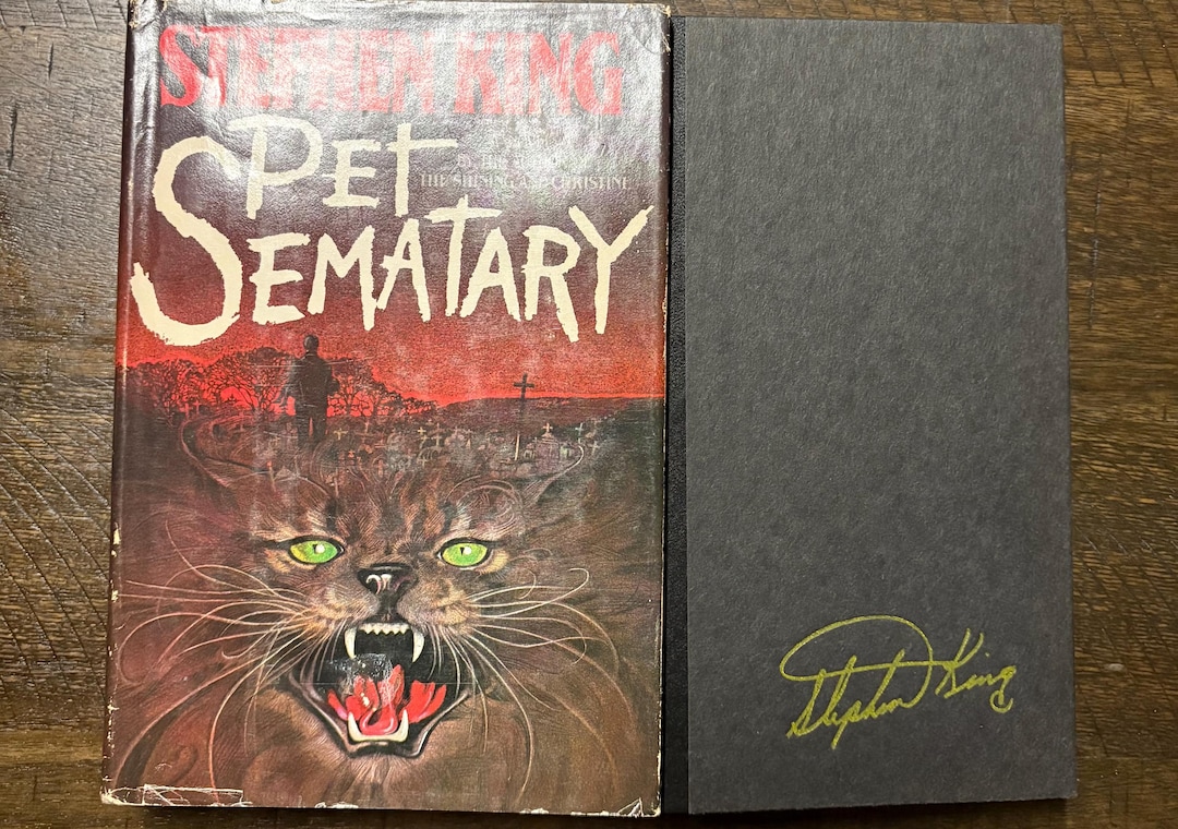 Vintage Book - Stephen King, Pet Sematary, Doubleday, Book Club Edition ...