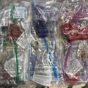 Vintage Toy - Lot of 3, Sealed, Mcdonald Toy, 1999, Tarzan, Sound Straw ...