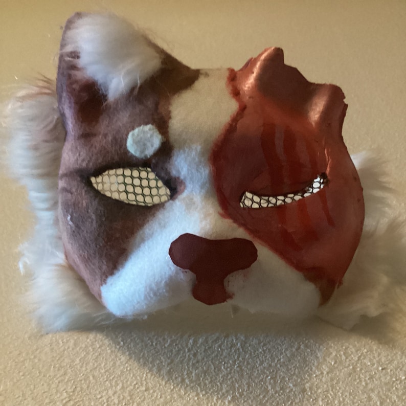 Therian/furry Cosplay, Handcrafted Mask Commissions [MESSAGE & Read ...