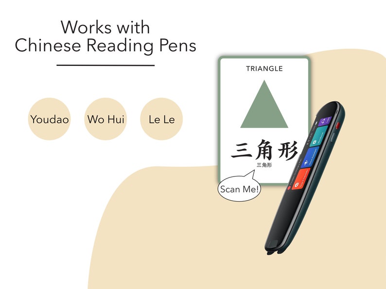 Basic Shapes Mandarin Flashcards Traditional Chinese & English ...