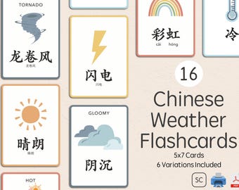Simplified Chinese Fruit Flashcards Vocabulary Mandarin Bilingual ...