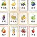 Simplified Chinese Fruit Flashcards Vocabulary Mandarin Bilingual ...