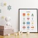 Basic Shapes Mandarin Educational Poster Simplified Chinese & English ...