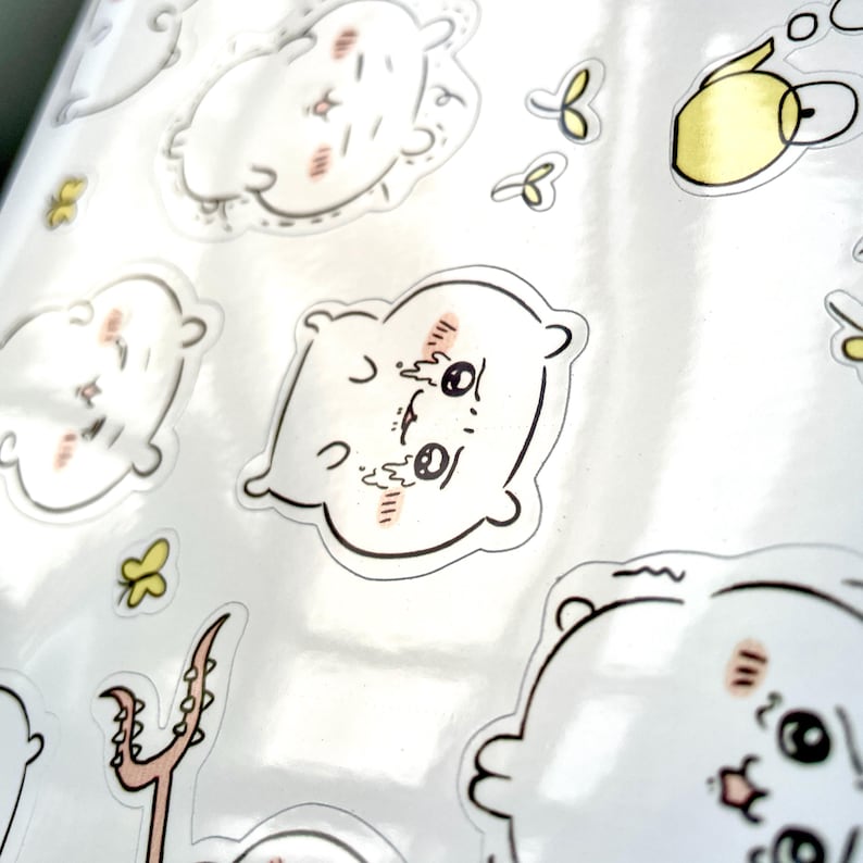 Chiikawa Sticker Sheets | Chiikawa | Kawaii Anime Stickers | Waterproof ...