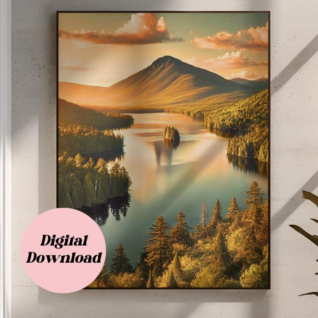 Printable Vermont Landscape Digital Download Wall Art - High-resolution ...