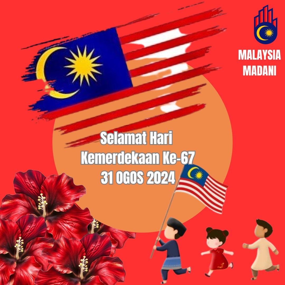 Merdeka Day Card Template - Etsy